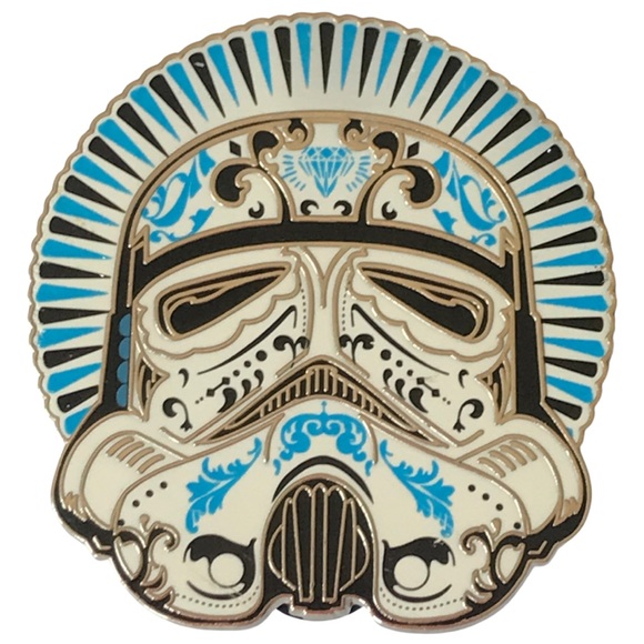 Disney | Accessories | Disney Prayer Candle Stormtooper Helmet Pin ...